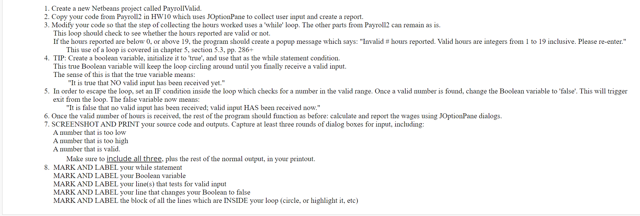 a 1. Create a new Netbeans project called | Chegg.com