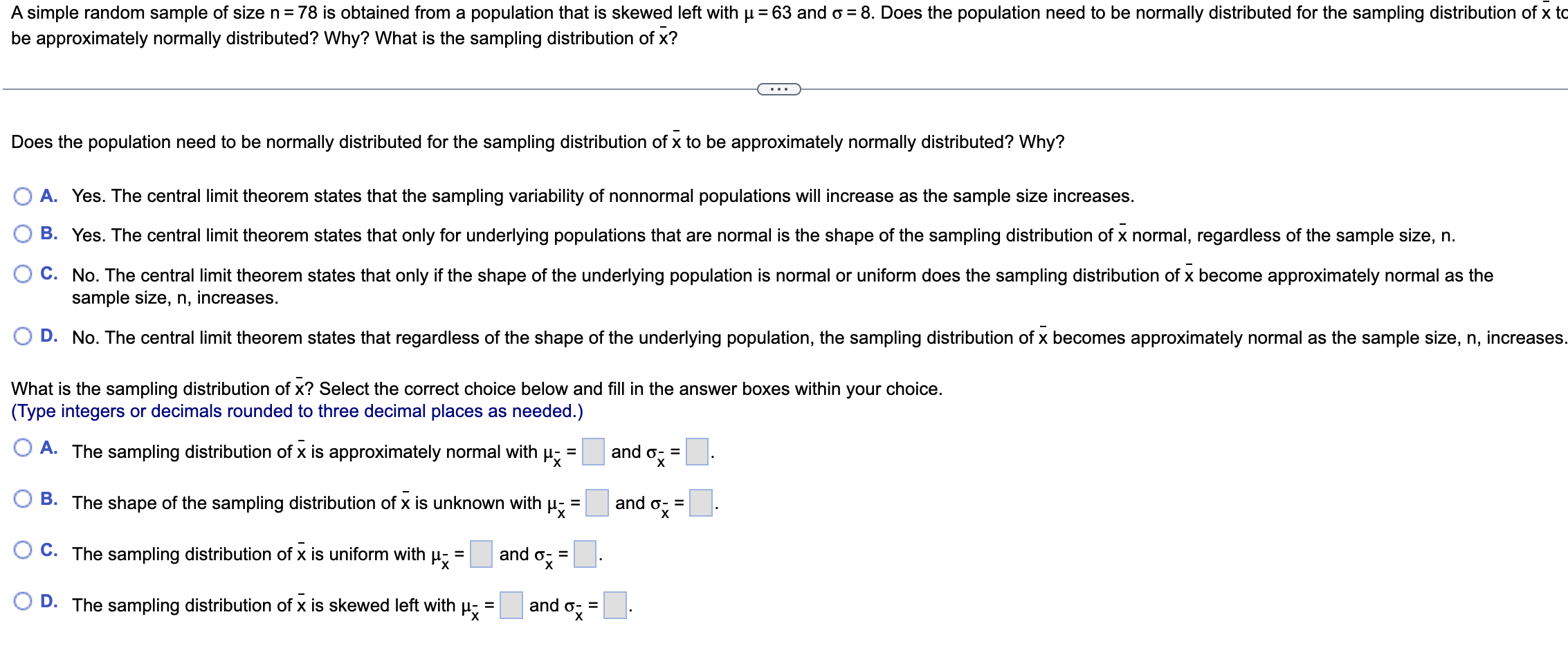 Solved A simple random sample of size n=78 is obtained from | Chegg.com