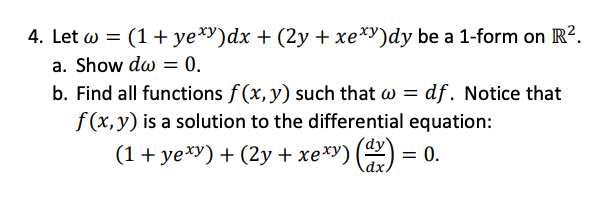 Solved closed and exact differential forms, caclulus on | Chegg.com