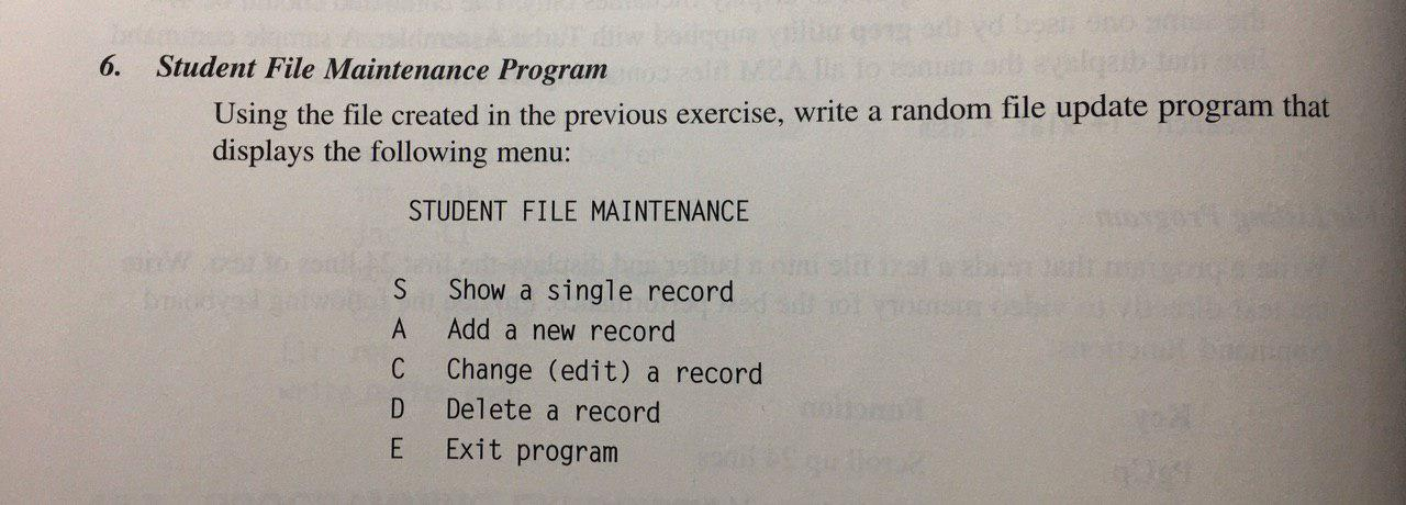 Language Required Tasm 14 Assembly Language 