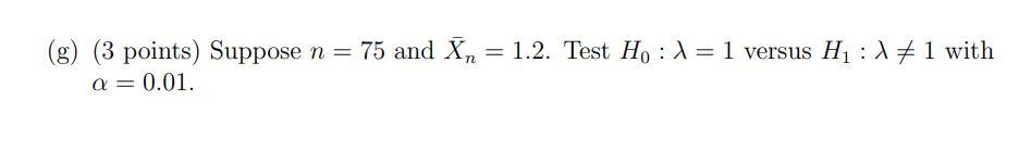 Solved 2. Suppose X1,…,Xn∼iid exponential (λ), meaning that | Chegg.com