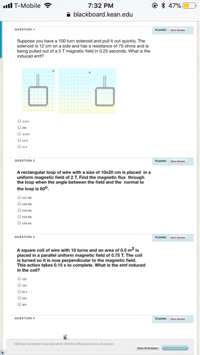 Solved l T-Mobile 7:32 PM blackboard.kean.edu Suppose you | Chegg.com