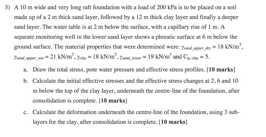 Solved using Flamant’s formula I cannot get the same values, | Chegg.com