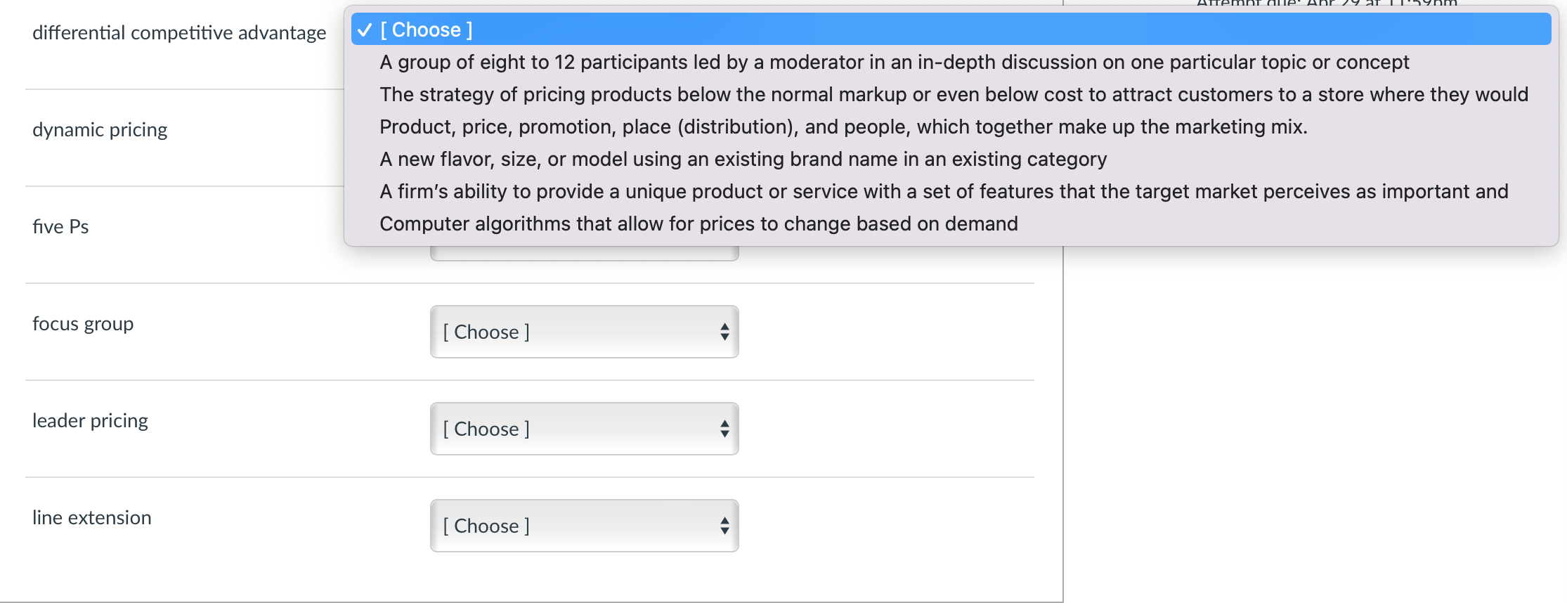 Solved \begin{tabular}{l|l} differential competitive | Chegg.com Solved \begin{tabular}{l|l} differential competitive | Chegg.com