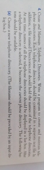 Solved Project 4 In Chapter 8 Of The Textbook An