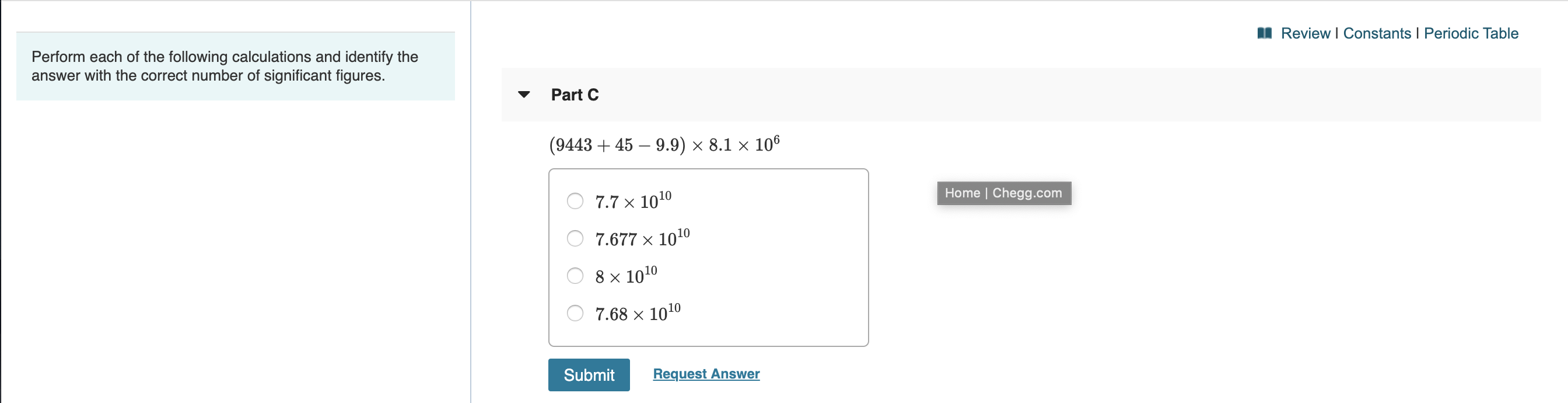 Solved MI Review | Constants | Periodic Table Perform each | Chegg.com