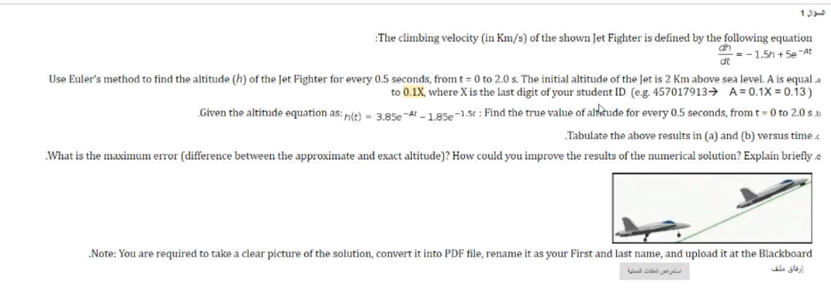 Solved السري 1 The climbing velocity (in km/s) of the shown | Chegg.com