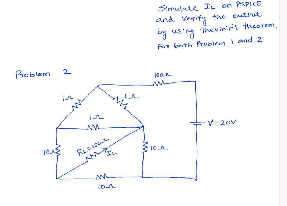 Solved Simulate IL on PSPICE and verify the output by using | Chegg.com