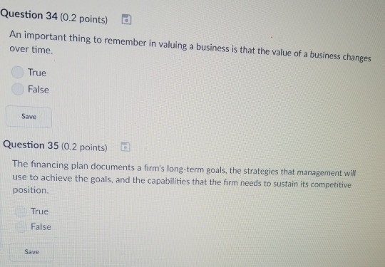 Solved Question 34 (0.2 points) An important thing to | Chegg.com