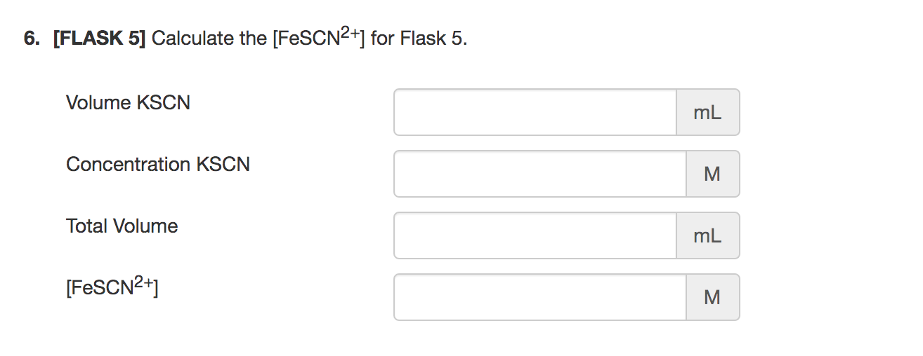 Solved 5 Clear Reset + Column + Row Reagent Flask 1 (Blank) | Chegg.com