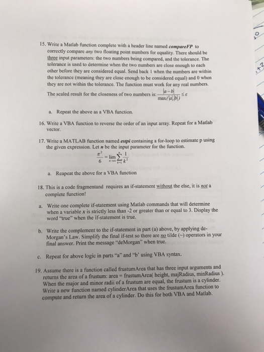 Solved 9 Let A B And C Be Matlab Boolean Variables With