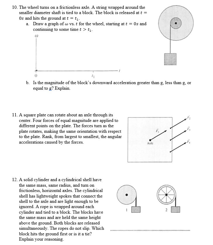 Solved Torque 5. Five forces are applied to a door. For | Chegg.com