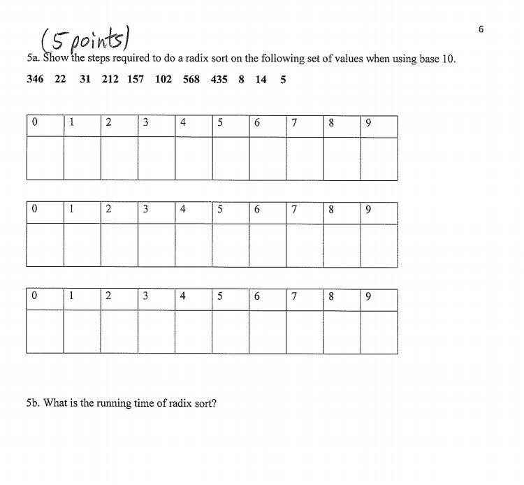 Solved Java Data Structures help. Please answer questions 5A | Chegg.com