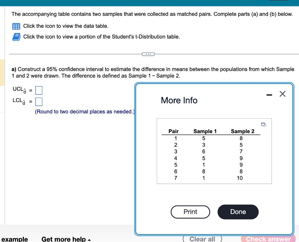 Solved Probabilities under the t-distribution Curve ere | Chegg.com