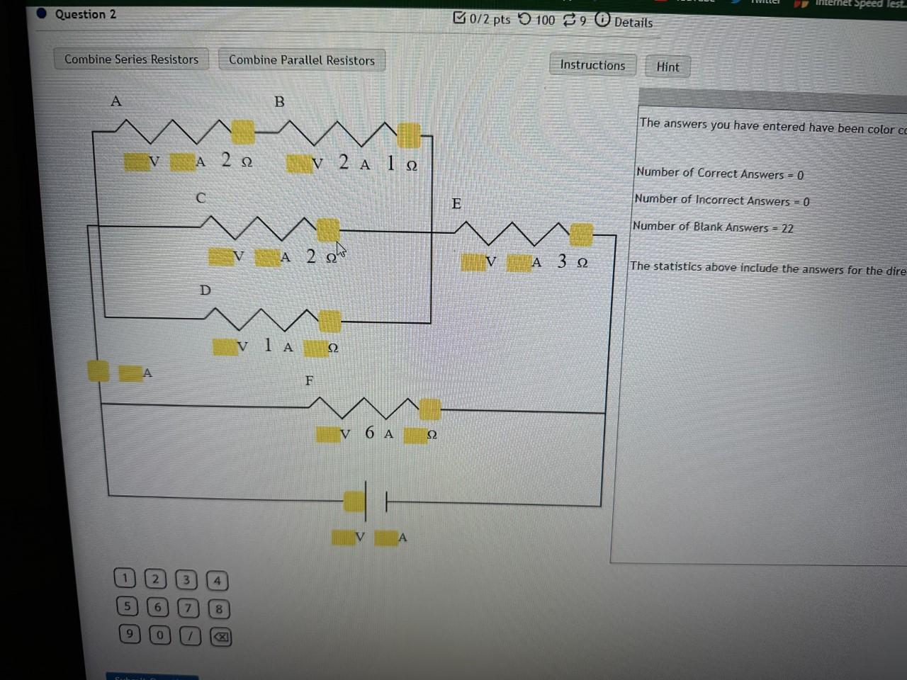 Solved he circuit at left is a puzzle. To completely solve | Chegg.com