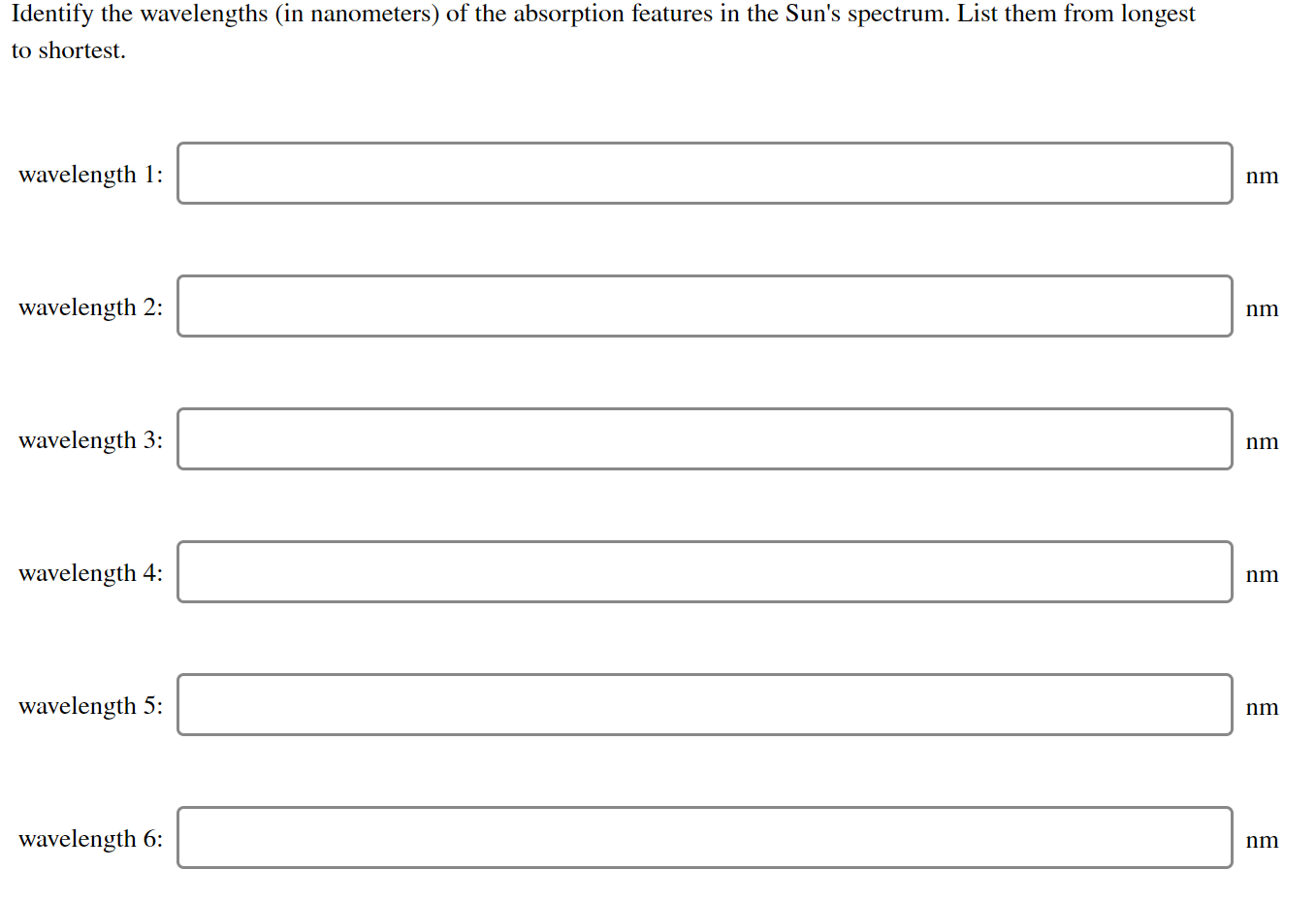 Solved Select a light source on the table below to view and | Chegg.com