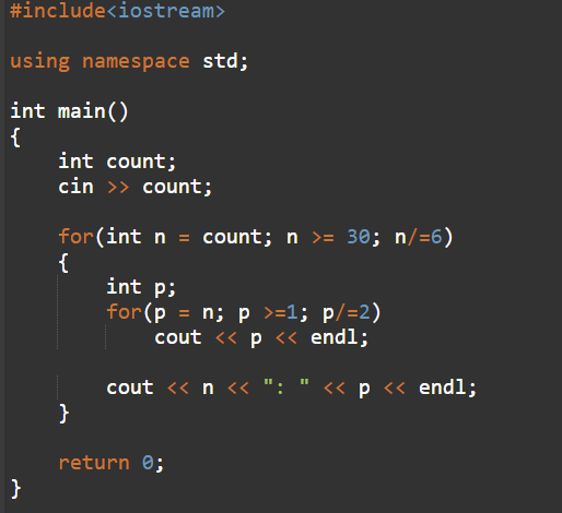 Solved Include Using Namespace Std Int Main Int Count