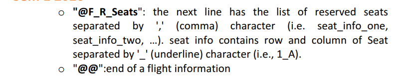 Airline Reservation Application in Java,enabling | Chegg.com