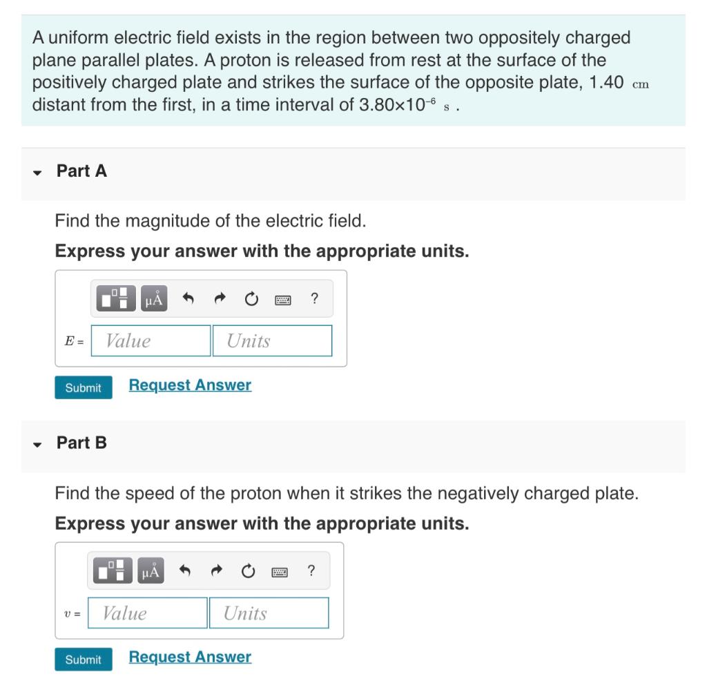 Solved A uniform electric field exists in the region between | Chegg.com Solved A uniform electric field exists in the region between | Chegg.com