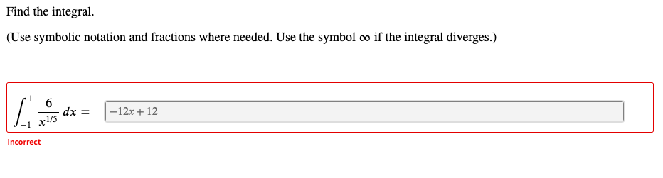 Solved Find the integral. (Use symbolic notation and | Chegg.com