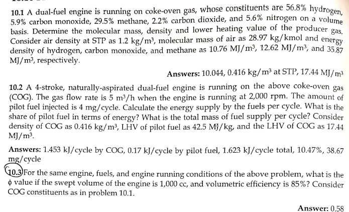 Solved Only solve 10.3 but the answers for 10.1 and 10.2 are | Chegg.com