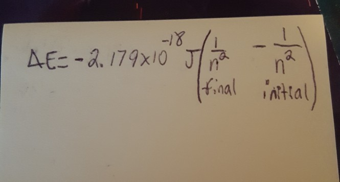 Solved EXPERIMENTAL PROCEDURE 1. Using Rydberg's equation, | Chegg.com
