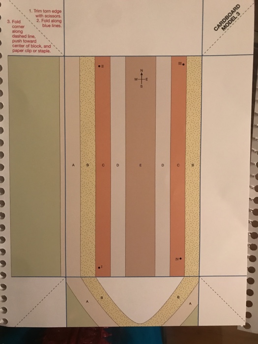 Solved Cardboard Model 2 This model is slightly more | Chegg.com