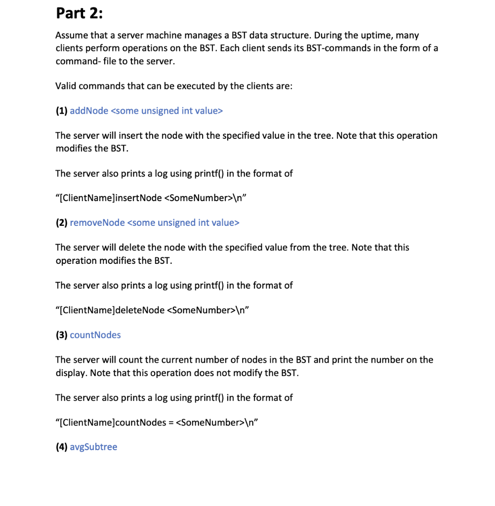 Solved void *downtime() { } void *ServeClient(char | Chegg.com