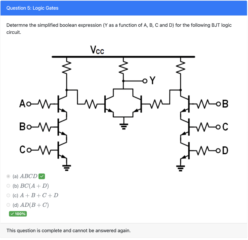 Solved Determne the simplified boolean expression ( Y as a | Chegg.com