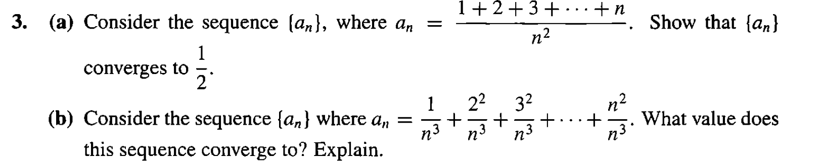 Solved Determine whether the given sequence {an} converges | Chegg.com