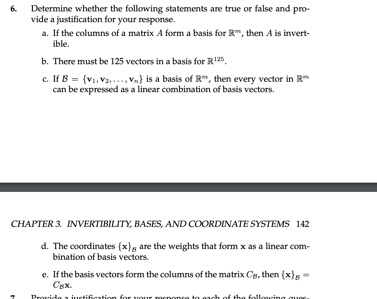 Solved 6. Determine whether the following statements are | Chegg.com