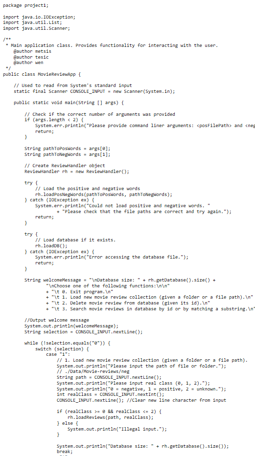 I really need help finishing up this java | Chegg.com