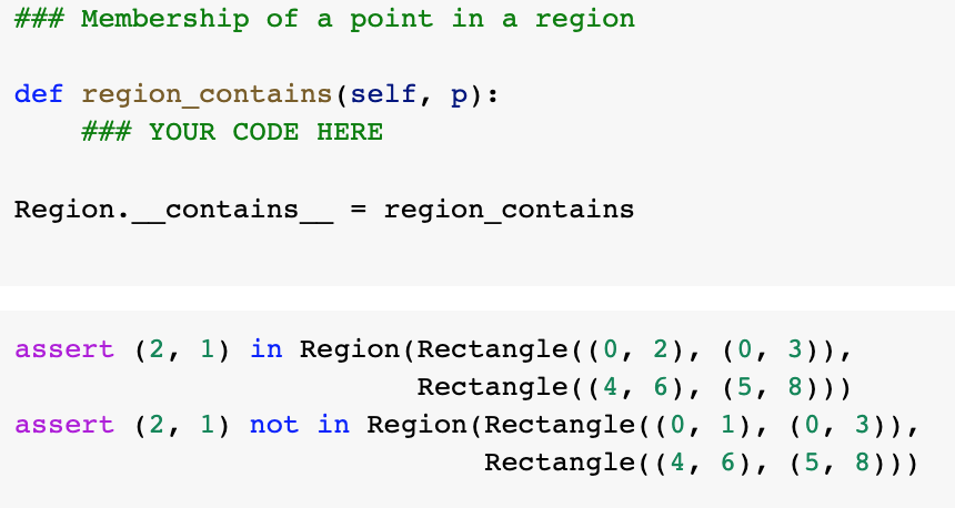 import string class Rectangle(object): def init | Chegg.com
