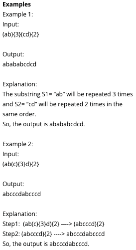 Solved Given a string consisting of substring Pi in | Chegg.com