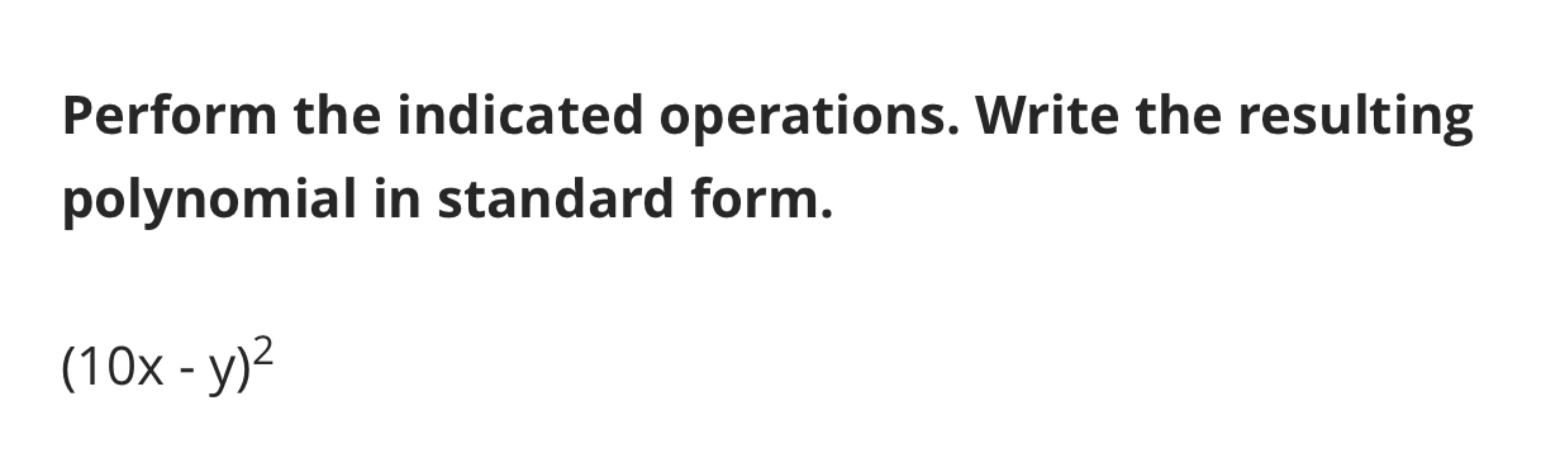 Solved Perform the indicated operations. Write the | Chegg.com