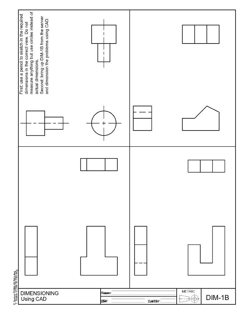 Solved Open the "Dimension" file below Place dimensions on | Chegg.com