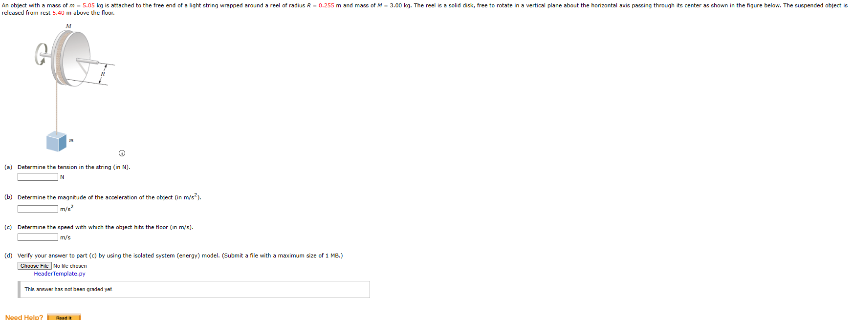 Solved released from rest 5.40m ﻿above the floor.(a) | Chegg.com