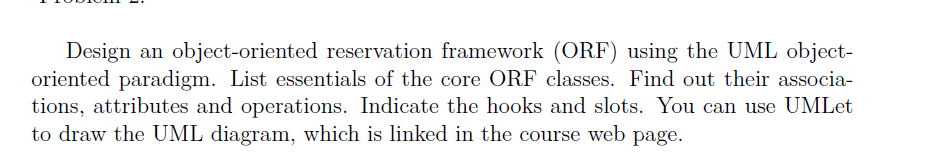 Solved Course : Object-Oriented Software | Chegg.com
