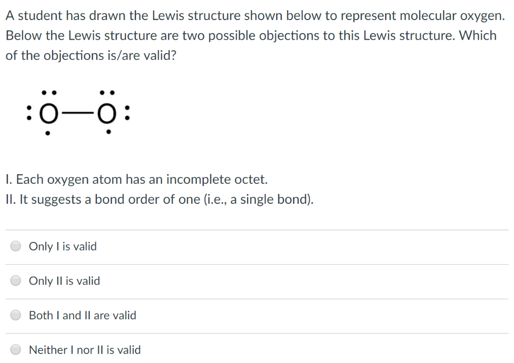 Oxygen Lewis Structure