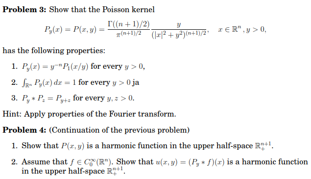 Solved Solve problem 4.Problem 3: Show that the Poisson | Chegg.com