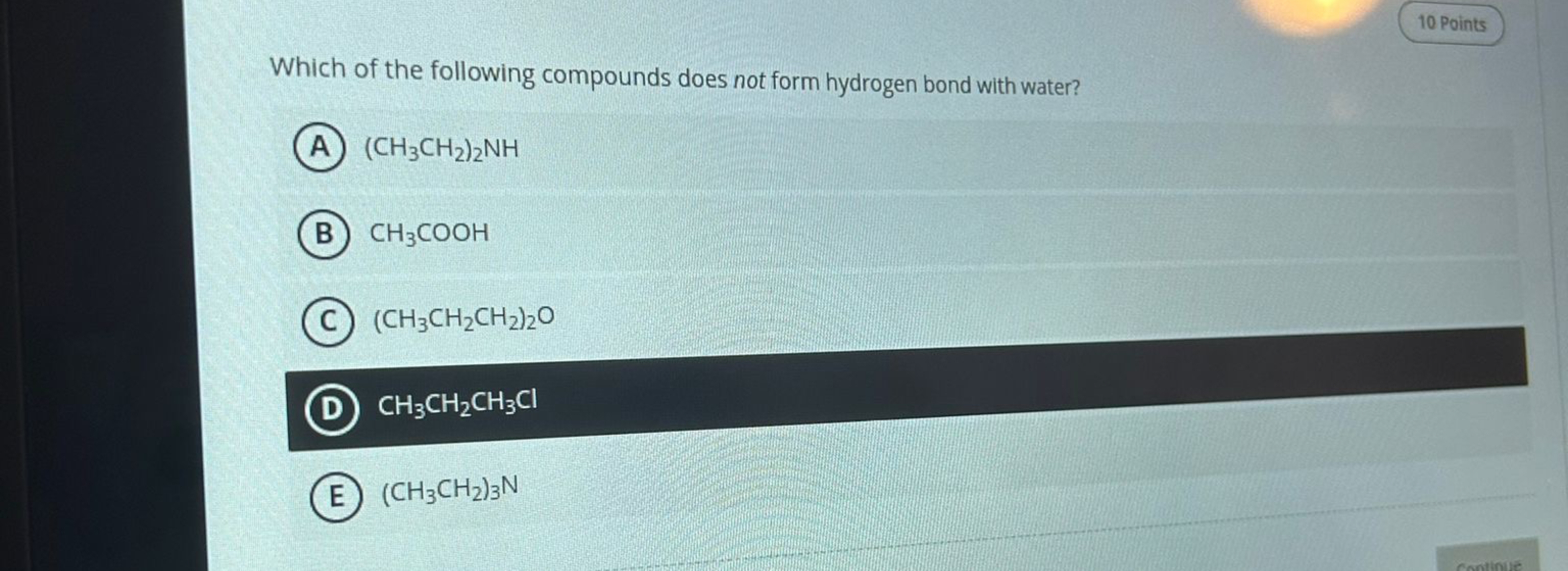Solved Which of the following compounds does not form | Chegg.com