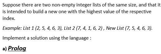 Solved Suppose there are two non-empty integer lists of the | Chegg.com