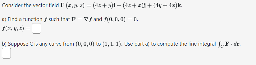 Solved Consider the vector field | Chegg.com