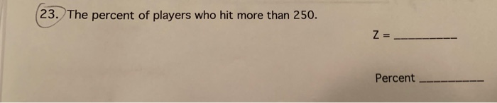 Solved M100 Q5 The batting averages of a softball league | Chegg.com