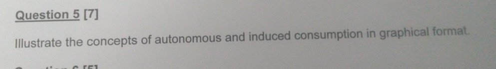 Solved Question 5 [7] Illustrate the concepts of autonomous | Chegg.com