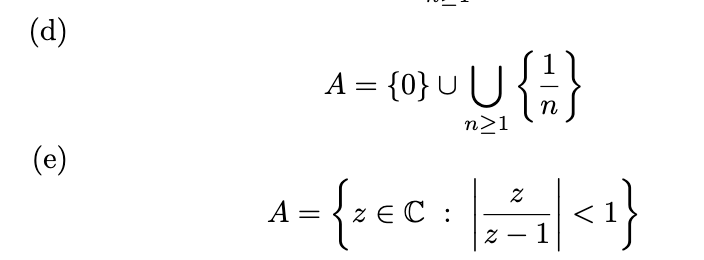 Solved Draw these sets, and determine whether they are open | Chegg.com
