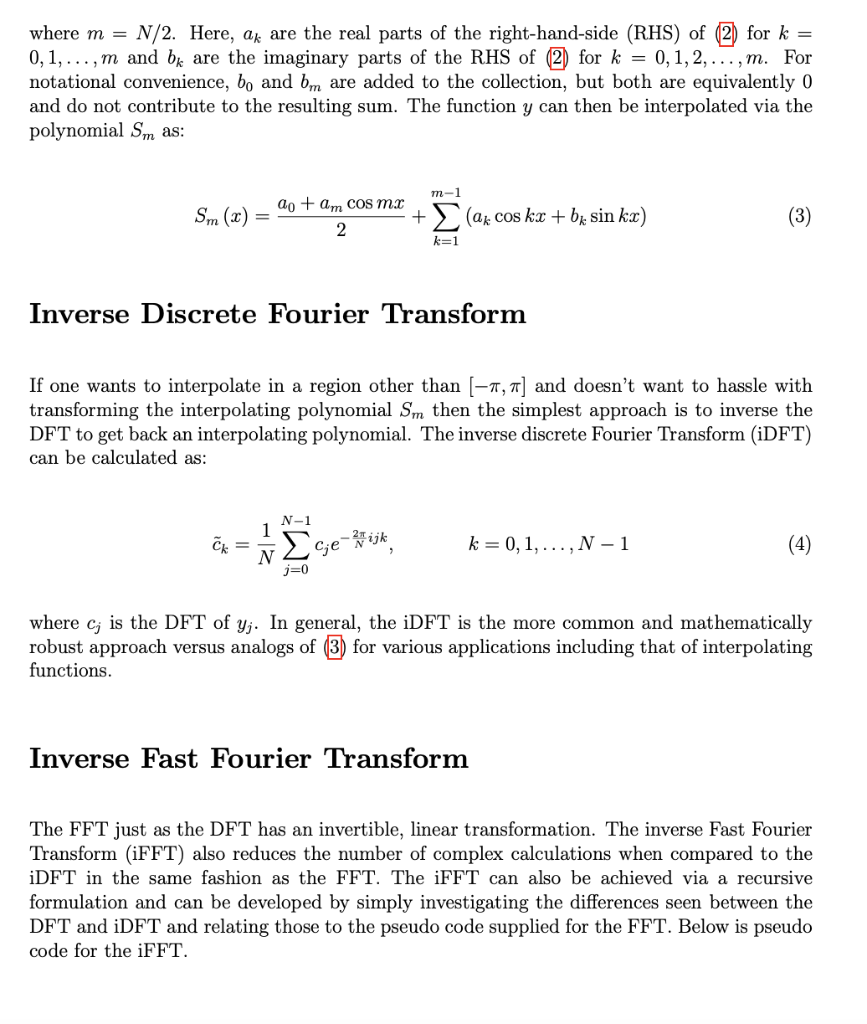 In mathematics, the discrete Fourier transform (DFT) | Chegg.com