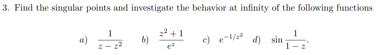 Solved Find the singular points and investigate the behavior | Chegg.com