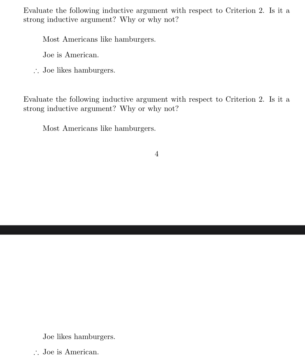 Evaluate the following inductive argument with | Chegg.com