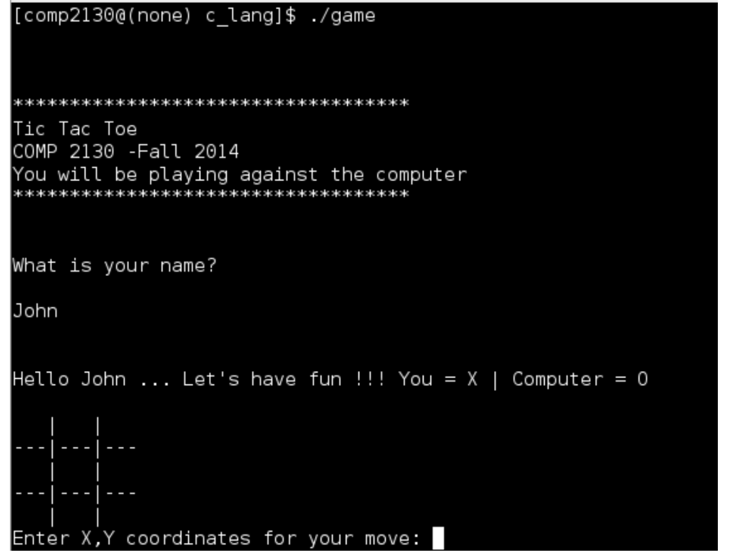 Solved Create a simple Tic Tac Toe game designed for | Chegg.com